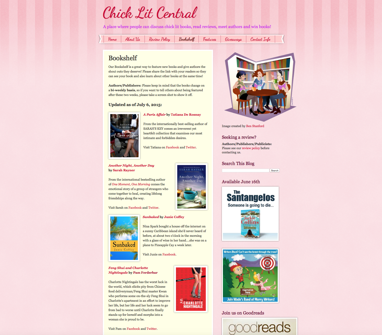 Chick Lit Central features Feng Shui + Charlotte Nightingale | Pam ...